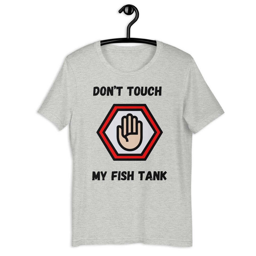 Fish Tank Fishkeeping Hobby Man T-shirt in White and Gray - Etsy