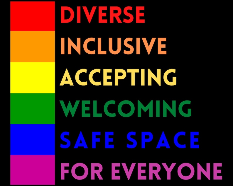 LGBTQ+ Safe Space Poster | Classroom Decor | Inclusive Classroom Decor ...