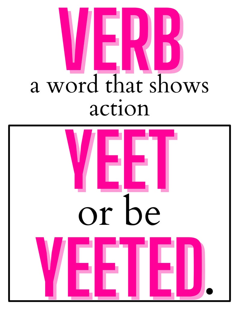 Gen Z Slang Parts of Speech Posters: Classroom Decor - Etsy