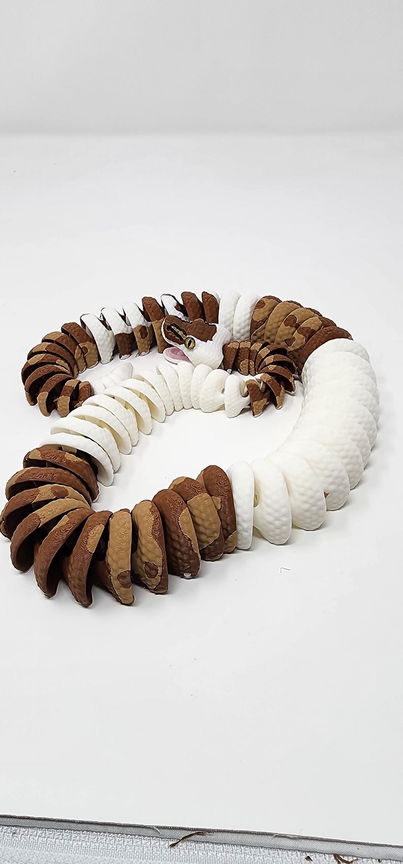 3D Printed Pied Ball Python: Realistic RAKI-BOX Design - Etsy