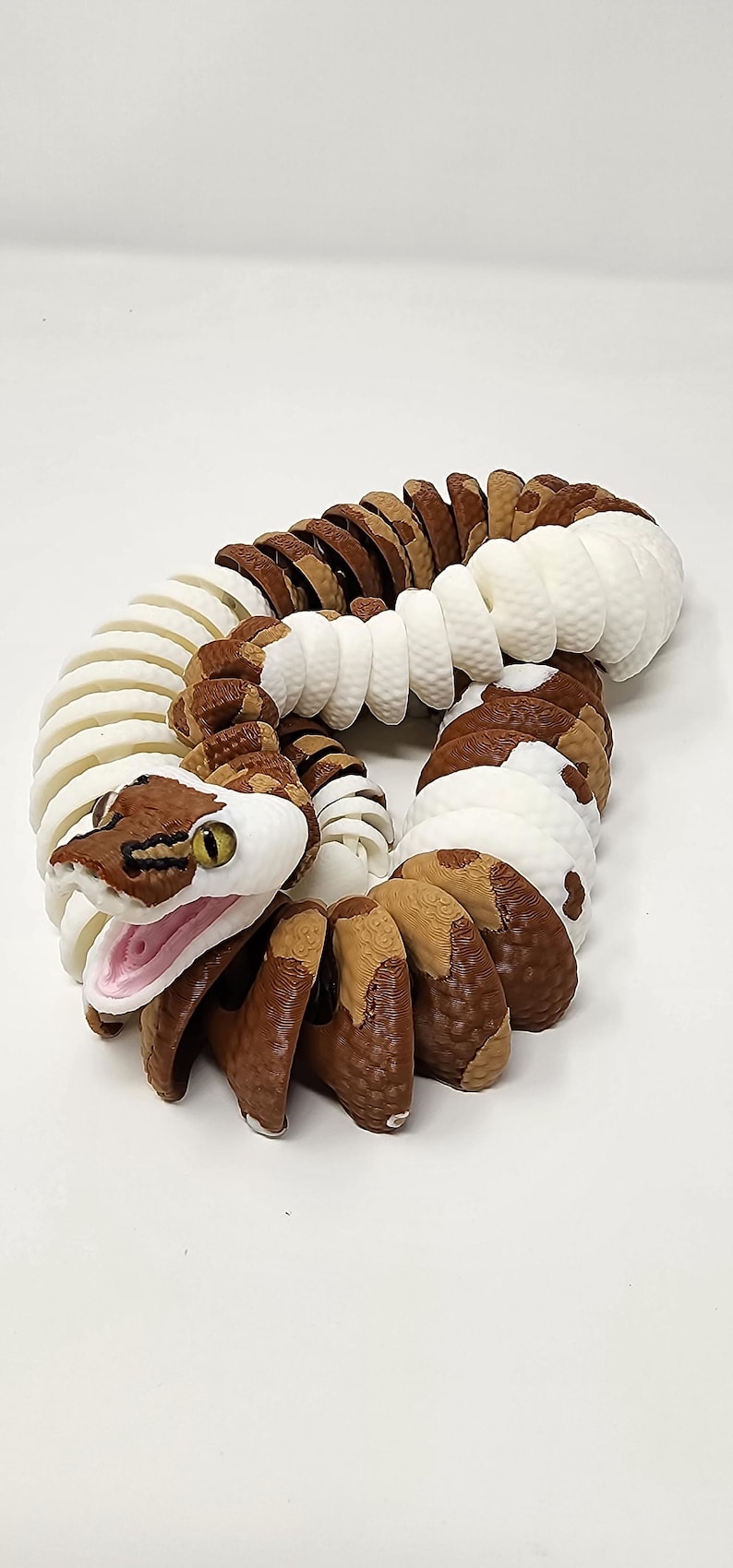 3D Printed Pied Ball Python: Realistic RAKI-BOX Design - Etsy