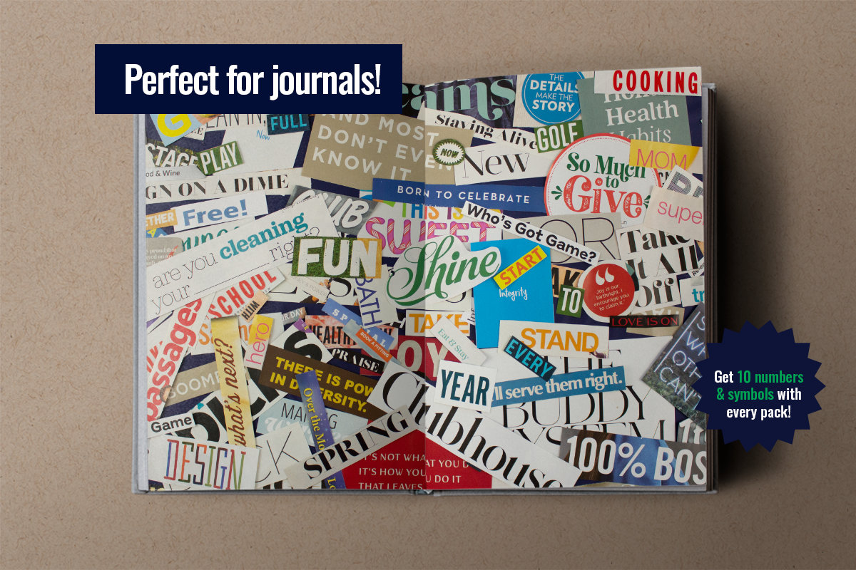 25+ Magazine Cutouts and Clippings - Words and Phrases for Vision ...