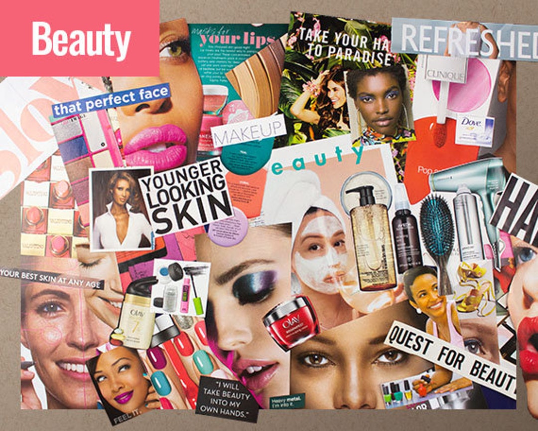 25 Magazine Cutouts and Clippings Words and Phrases for Vision Boards ...