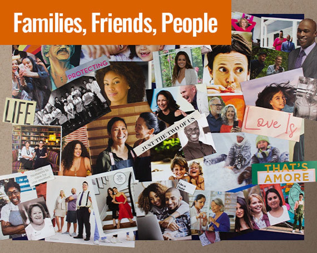 25 Magazine Cutouts and Clippings Words and Phrases for Vision Boards ...
