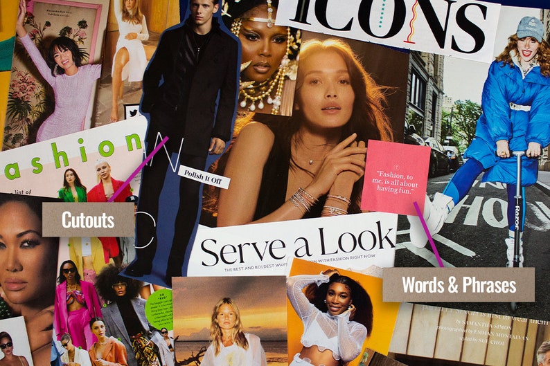 25+ Magazine Cutouts and Clippings - Words and Phrases for Vision ...