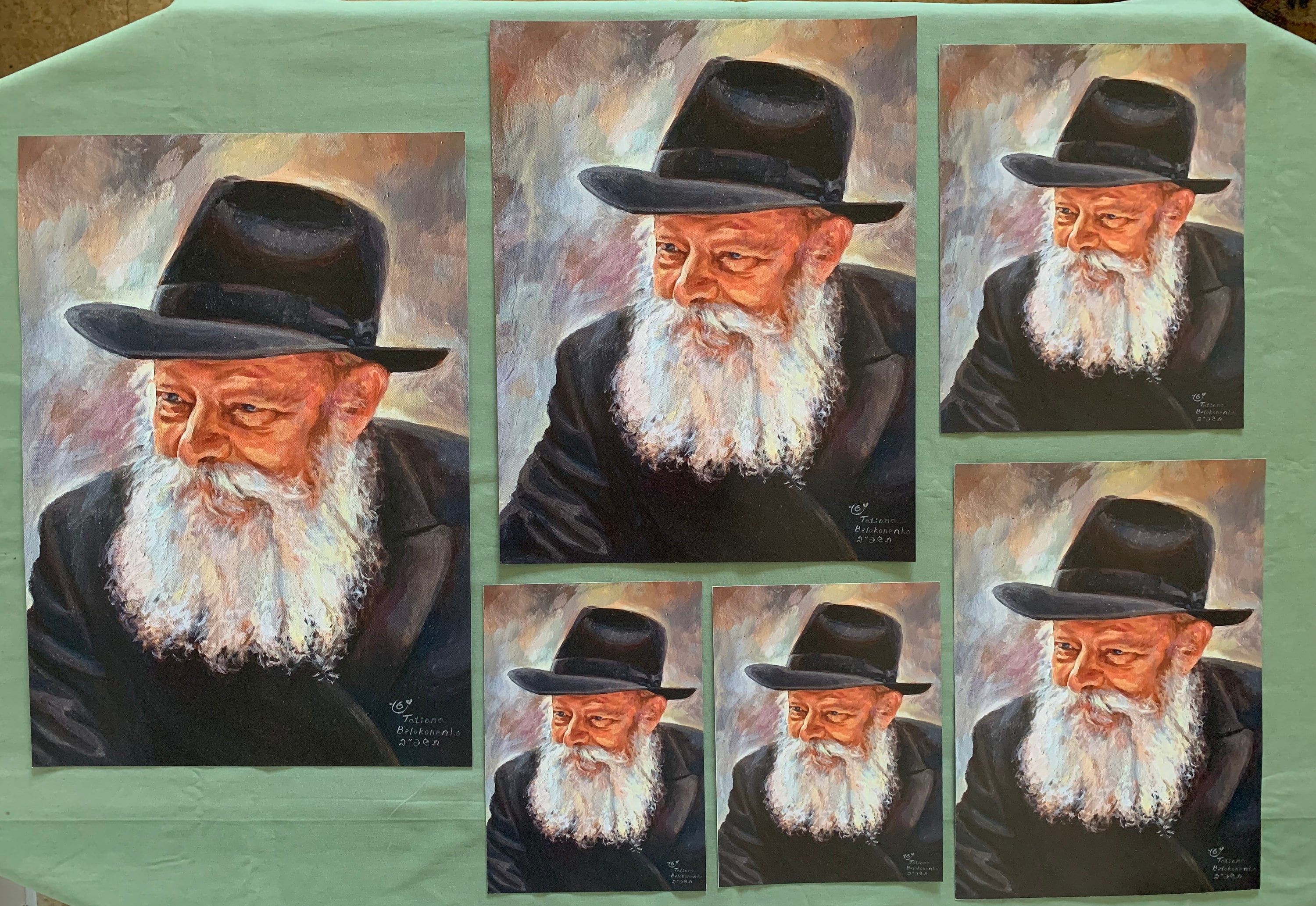 The Rabbi Menachem Mendel Schneerson, the Lubavitcher Rebbe - Original ...