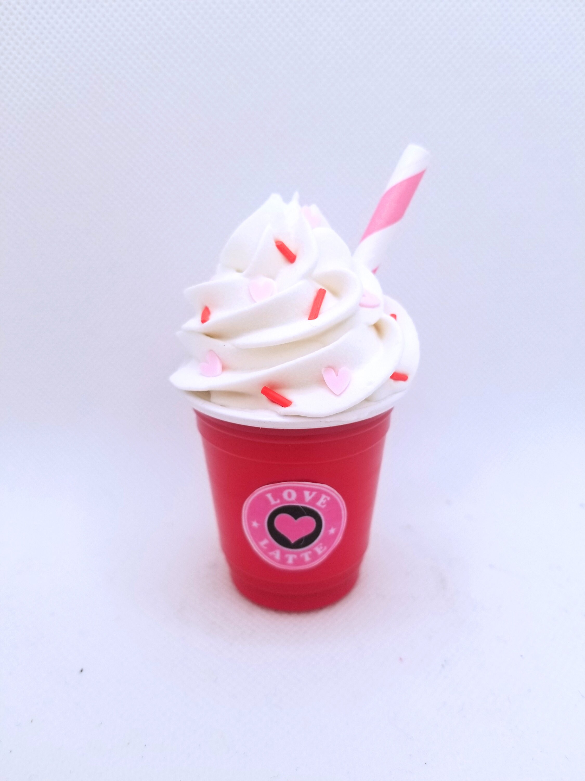 Love Latte Faux Whip Cups Faux Whipped Drink Valentine's - Etsy