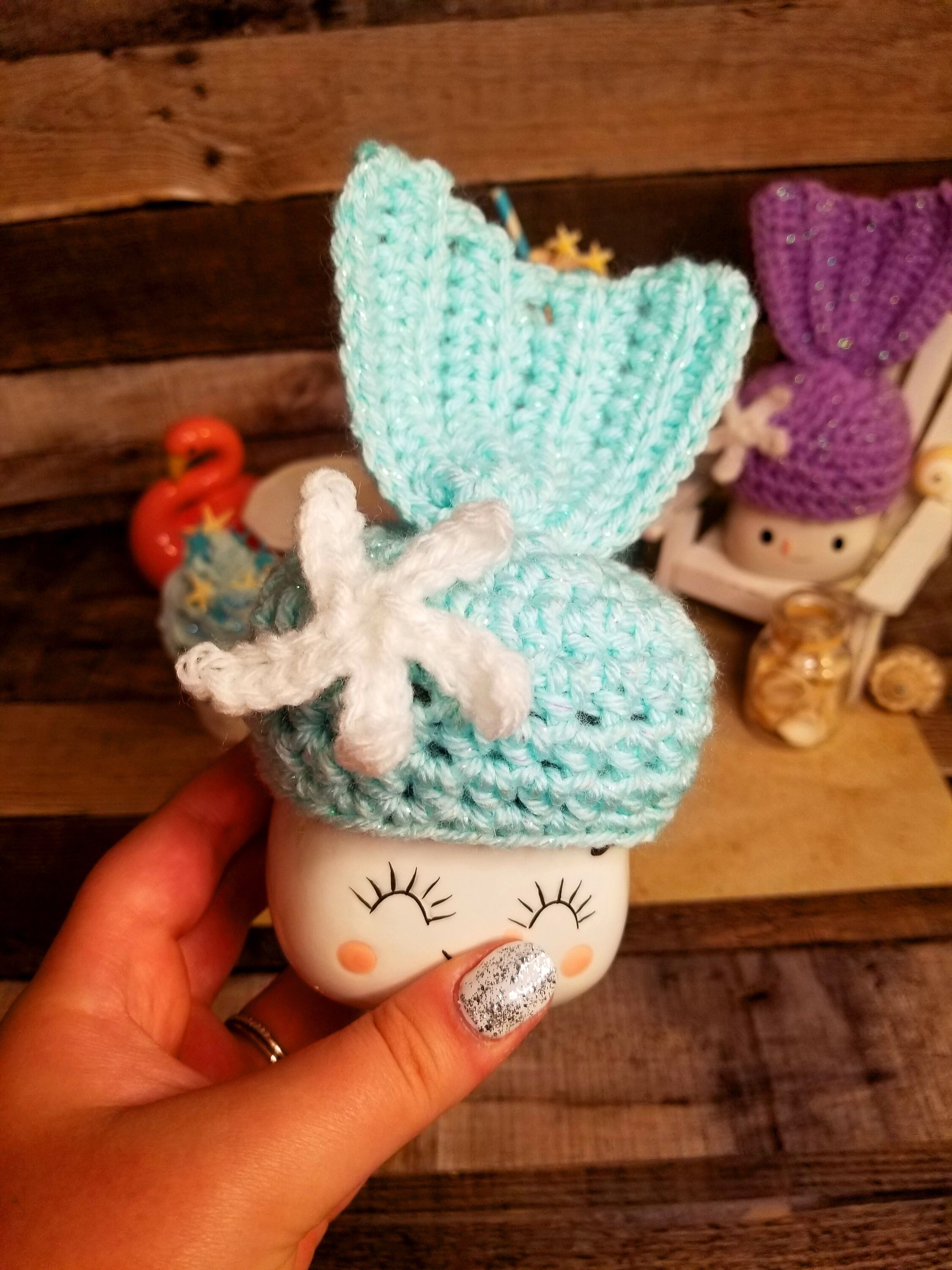 Mermaid Marshmallow Mug Hat, Rae Dunn Marshmallow Mug Hat, Beach ...