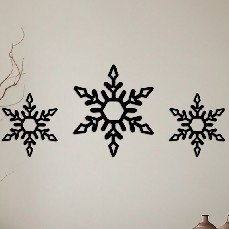 Snowflake Wall Art - Etsy