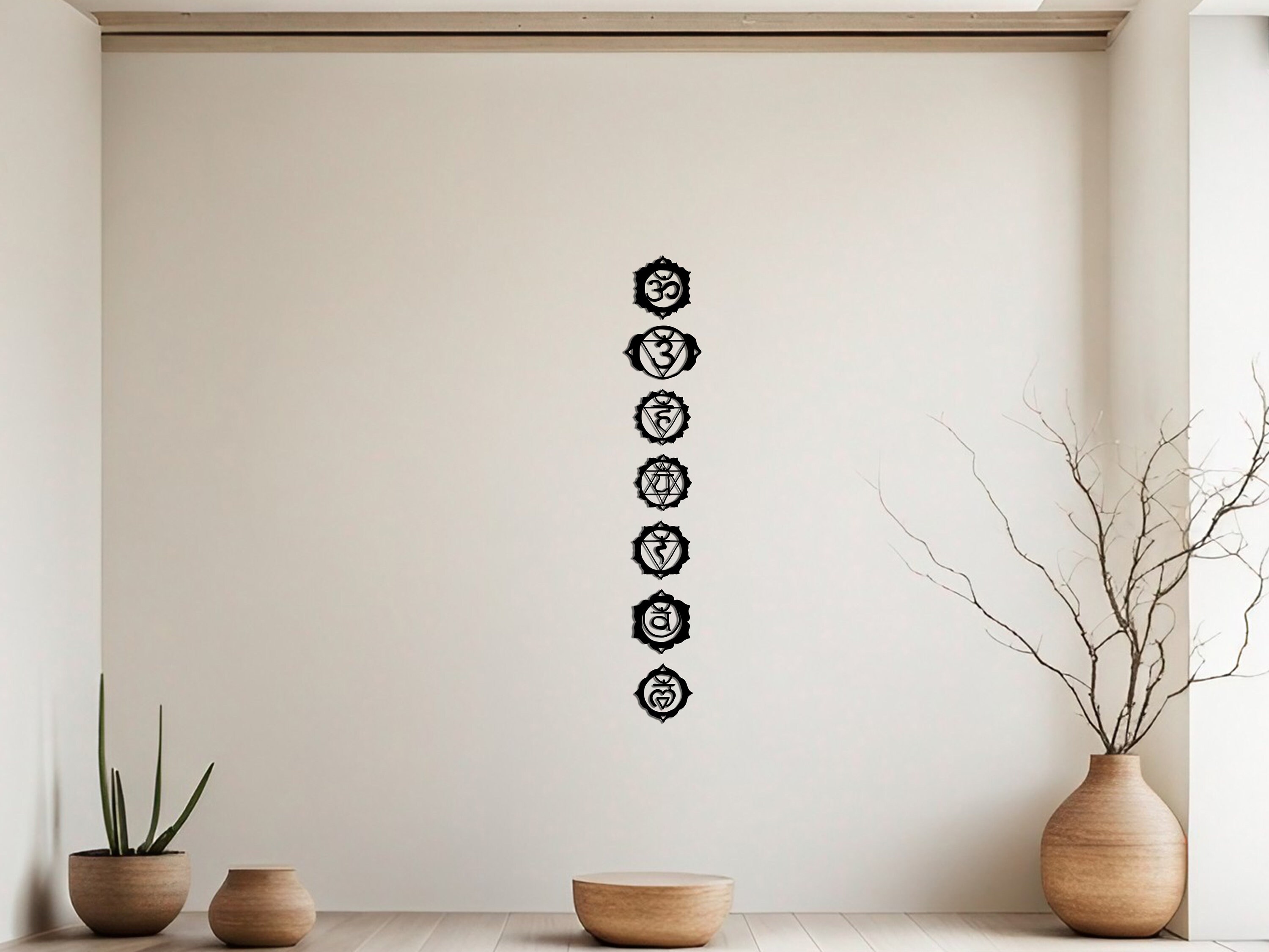 7 Chakras Metal Wall Decor Chakras Set Wall Hangings Chakra - Etsy