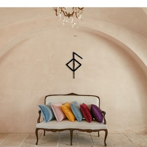 Bind Rune for Good Health Viking Health Symbol Norse Wall | Etsy