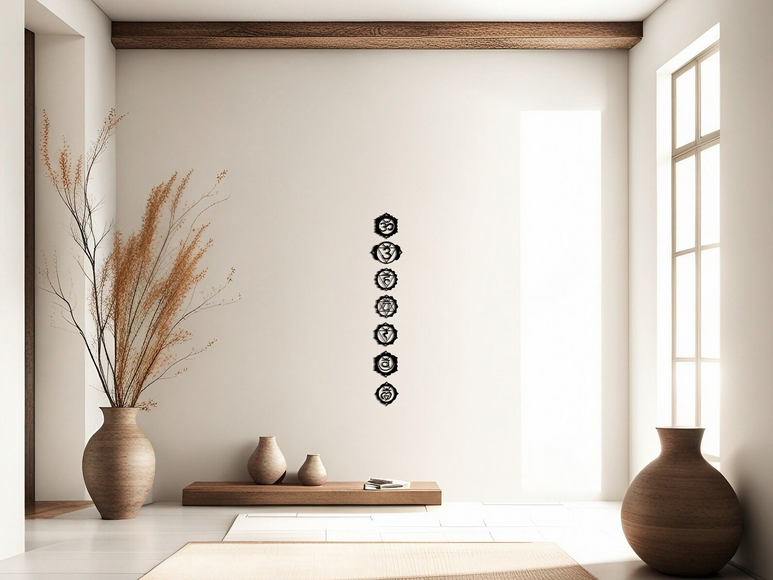 7 Chakras Metal Wall Decor Chakras Set Wall Hangings Chakra - Etsy