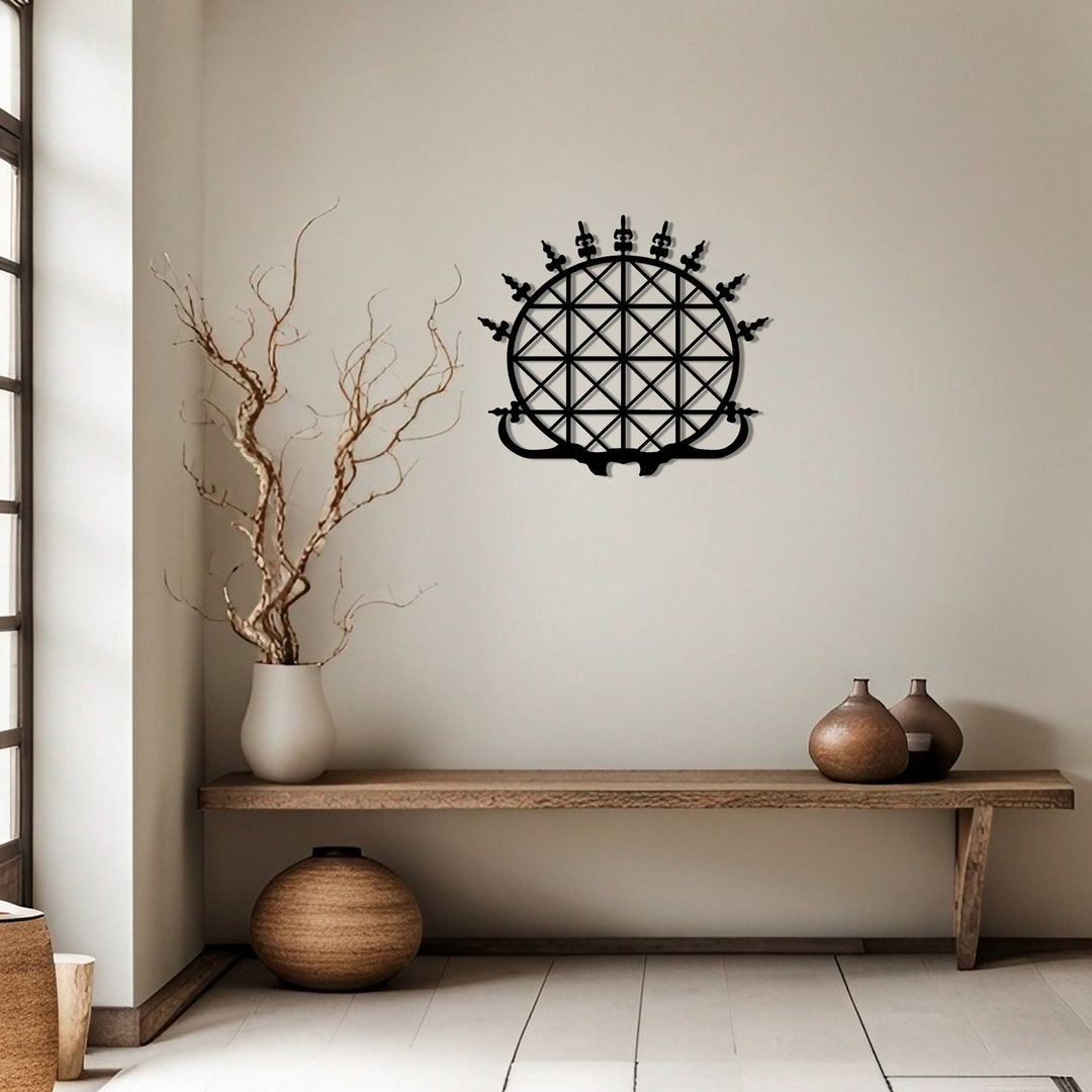 Hittite Sun Disc Metal Wall Art Ancient Hittite Civilization - Etsy