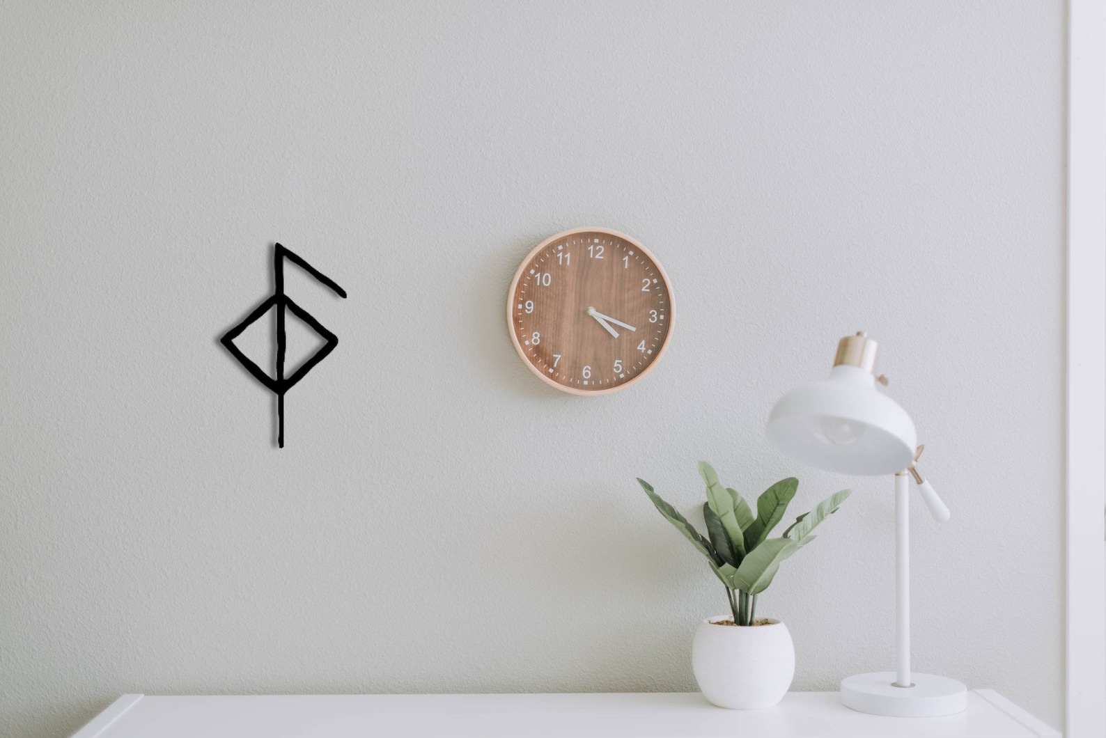 Bind Rune for Good Health Viking Health Symbol Norse Wall - Etsy