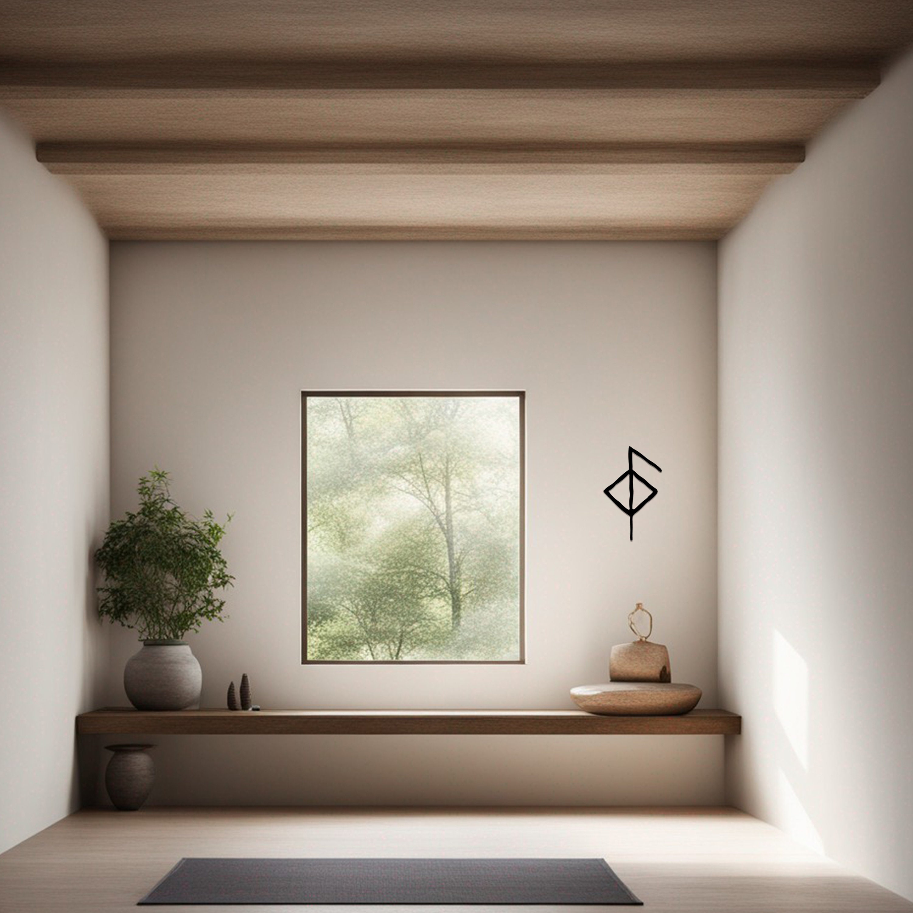 Bind Rune for Good Health, Viking Health Symbol, Norse Wall Art, Norse ...