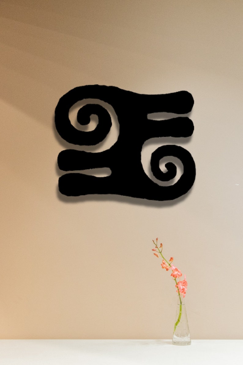 Adinkra Symbol for Bravery Metal Wall Art Bravery and Valor - Etsy Ireland