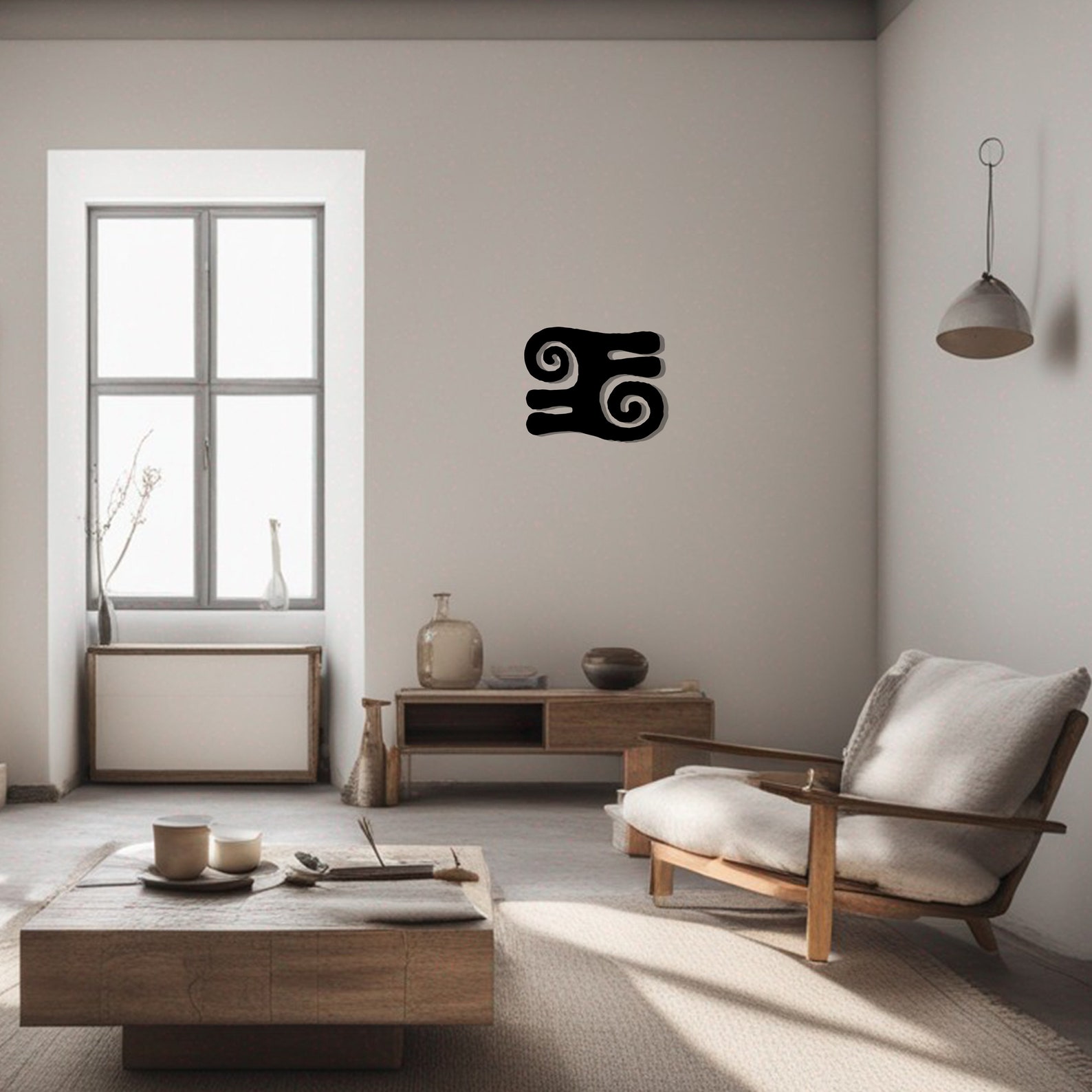 Adinkra Symbol for Bravery Metal Wall Art, Bravery and Valor Symbol ...