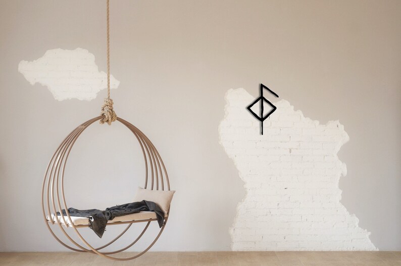 Bind Rune for Good Health Viking Health Symbol Norse Wall | Etsy