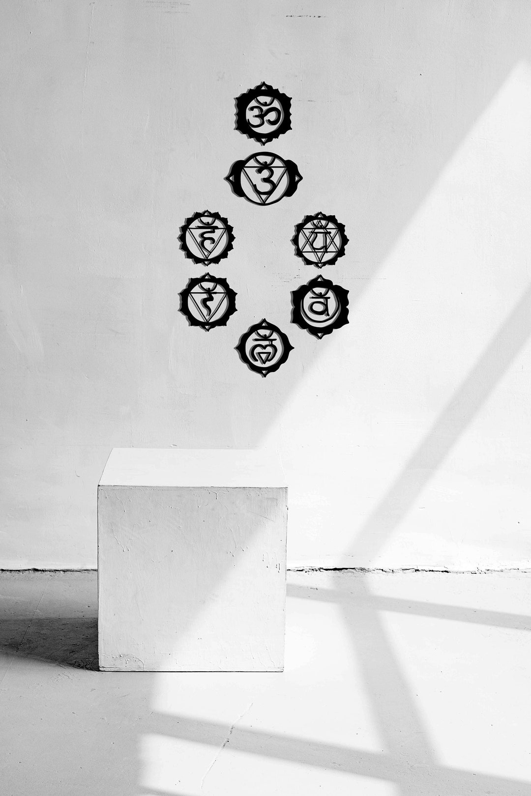 7 Chakras Metal Wall Decor Chakras Set Wall Hangings Chakra - Etsy