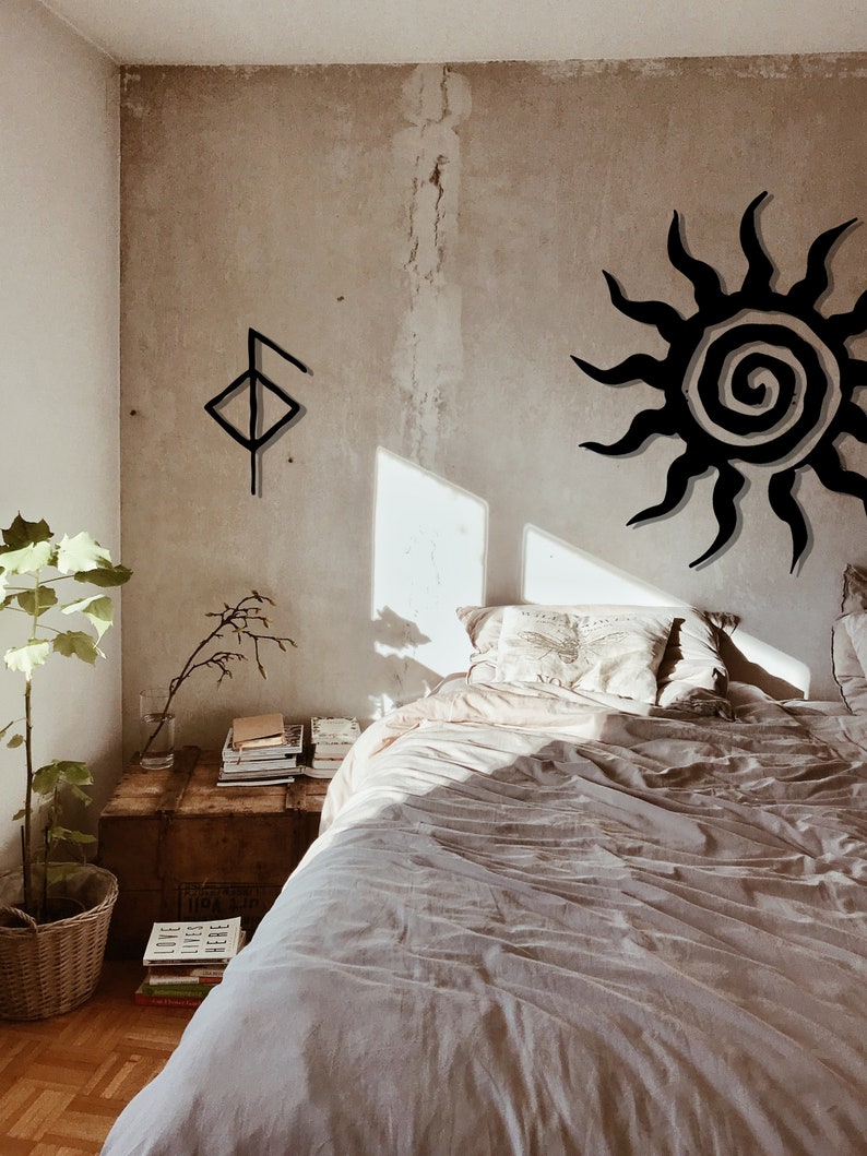 Bind Rune for Good Health Viking Health Symbol Norse Wall - Etsy