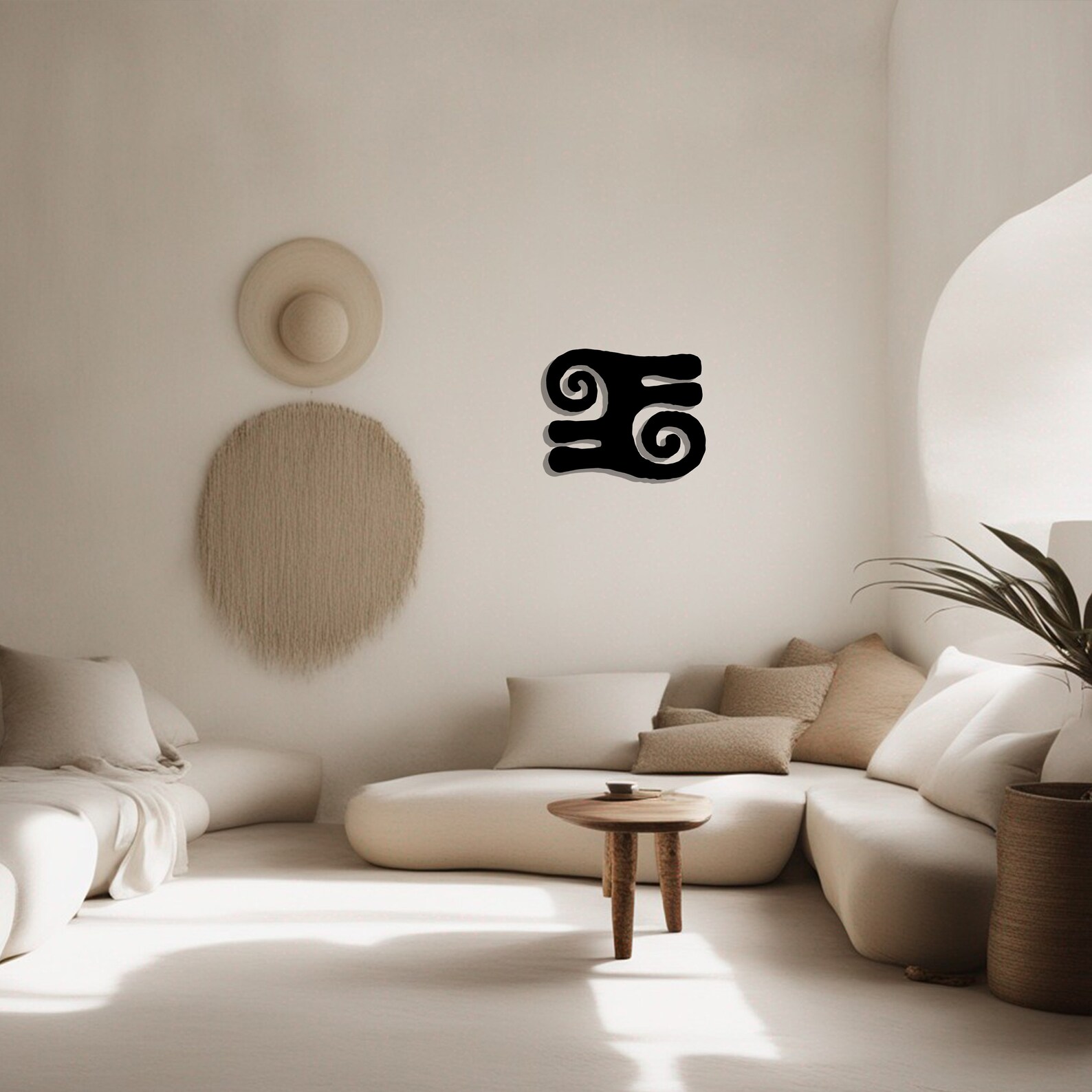 Adinkra Symbol for Bravery Metal Wall Art, Bravery and Valor Symbol ...