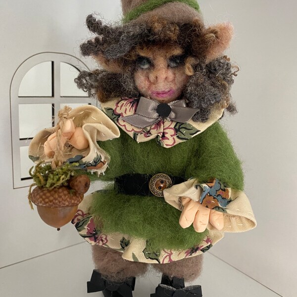 Needle Felted Elf - Etsy