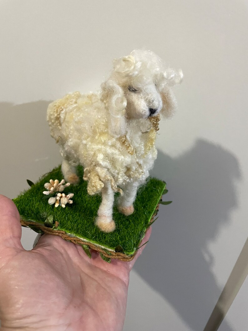 Wooly Lamb Sheep Needle Felting-canada - Etsy