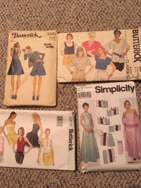 Vintage Sewing Patterns From the 1980's | Etsy