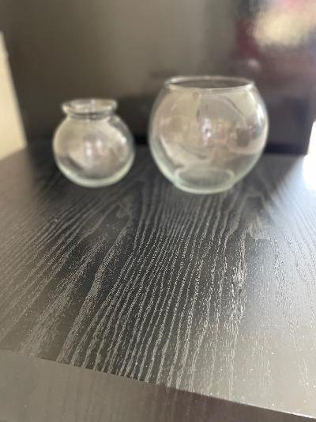 Round Glass Containers - Etsy