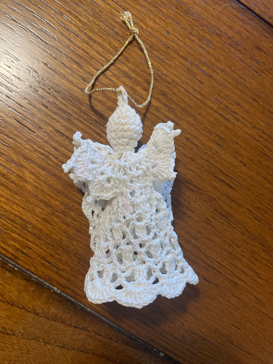 Handmade Crocheted Angel Ornament - Etsy