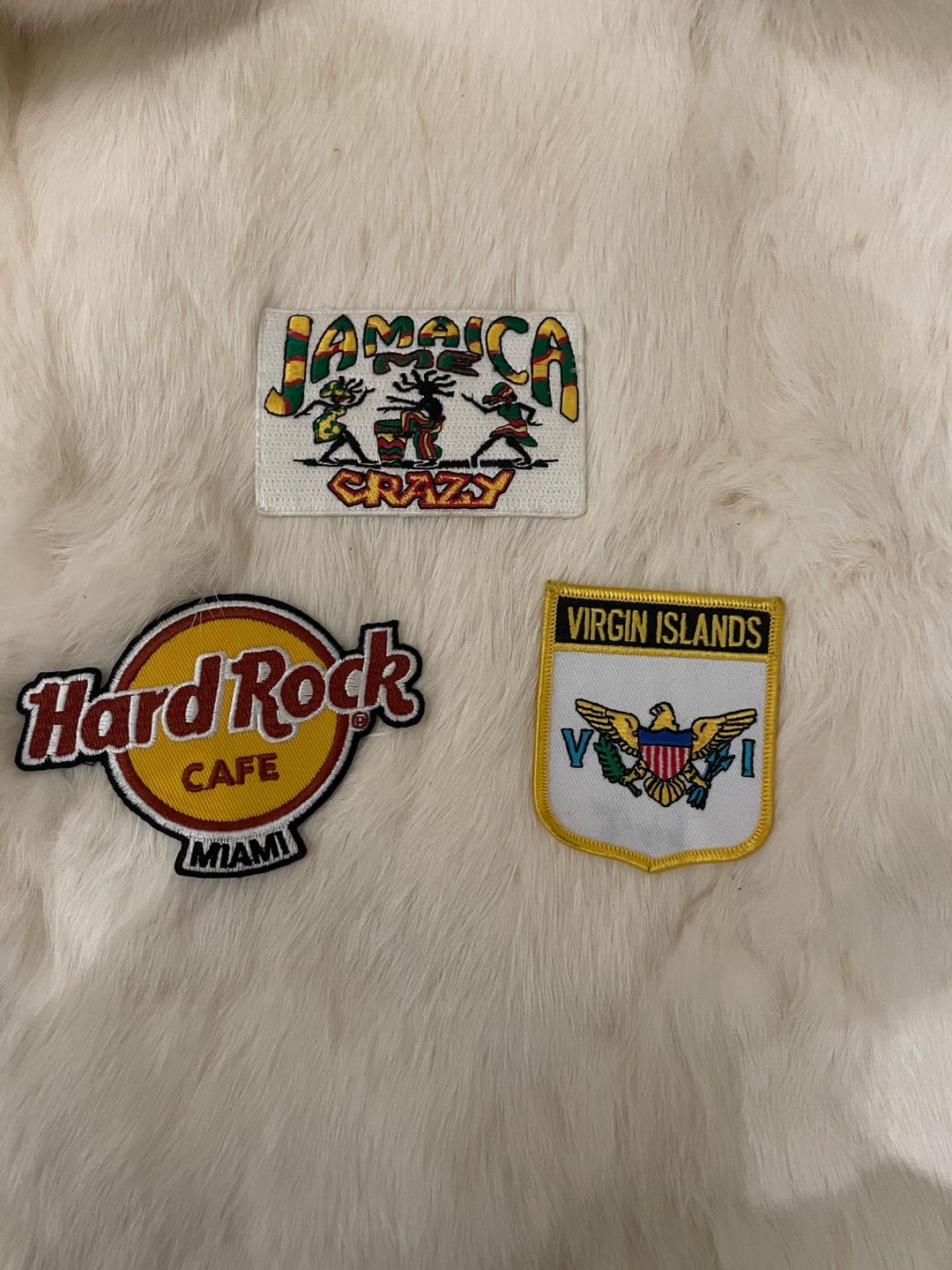 Sew on Patches. Hard Rock Cafe, Virgin Islands, Jamaica. - Etsy