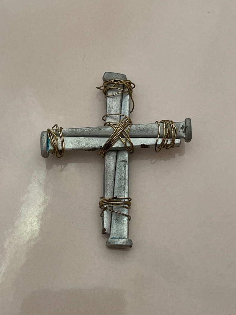 Handmade Cross From Nails - Etsy