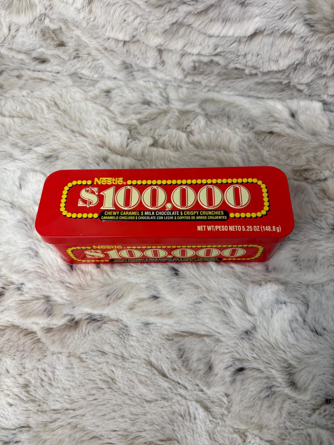 Retro Nestle 100,000 Candy Bar Metal Tin. Hinged Lid - Etsy