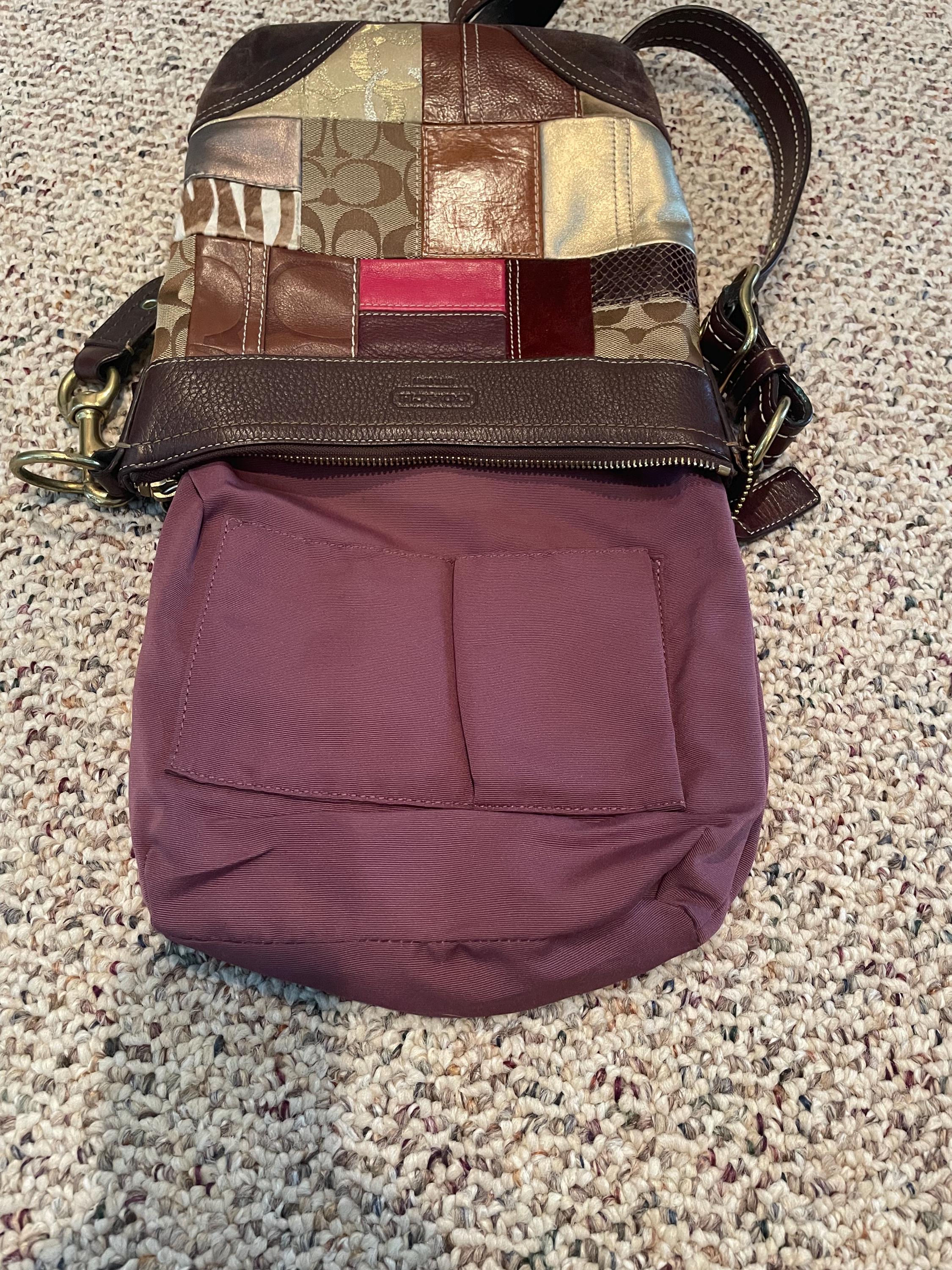 Vtg Coach Patchwork Crossbody or Shoulder Bag - Etsy