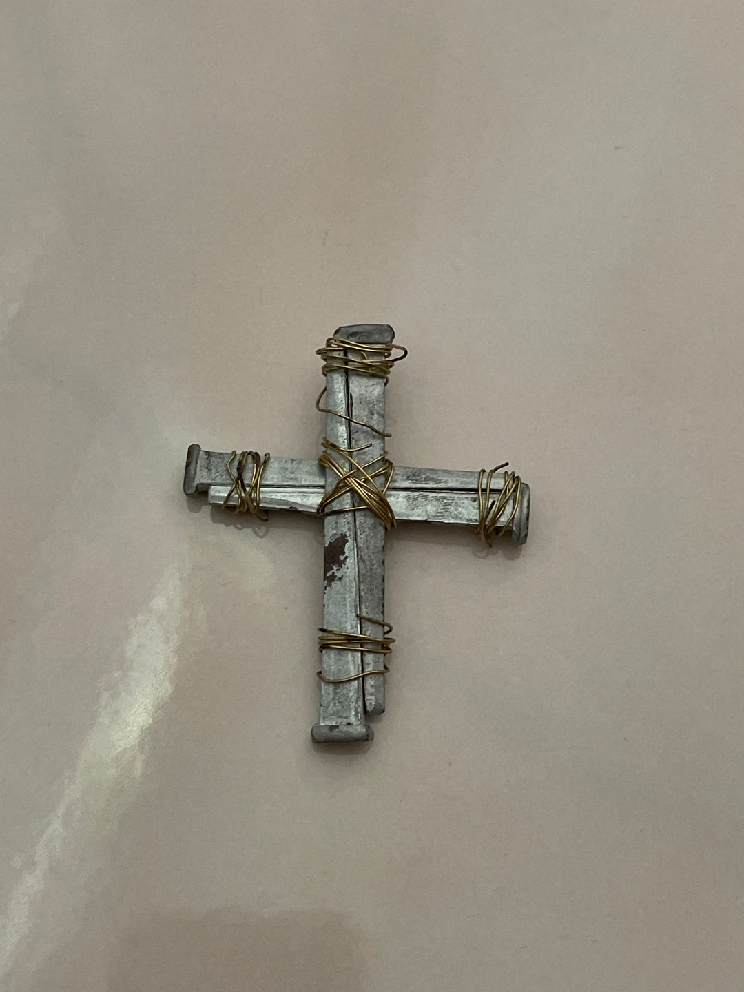 Handmade Cross From Nails - Etsy