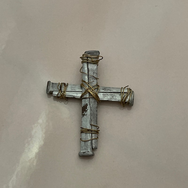 Cross Made of Nails - Etsy