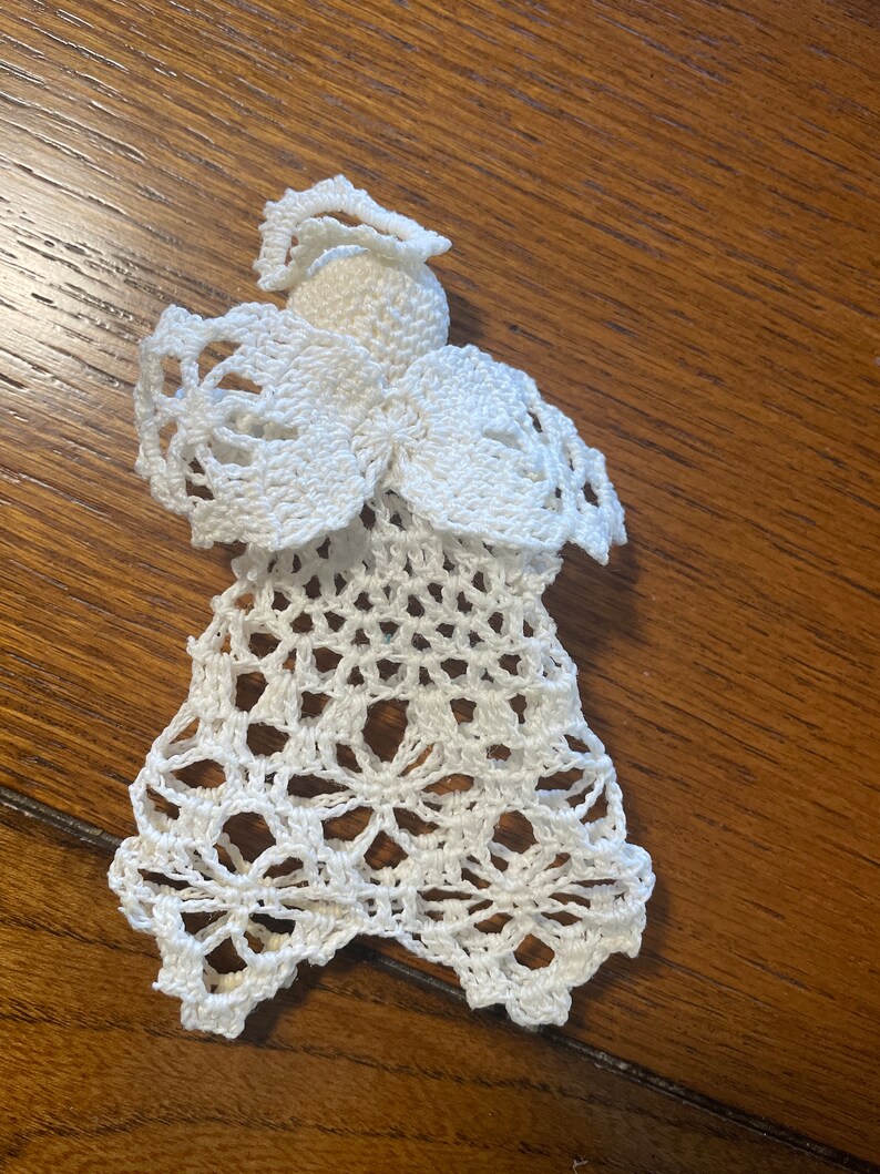 Handmade Crocheted Angel Ornament - Etsy