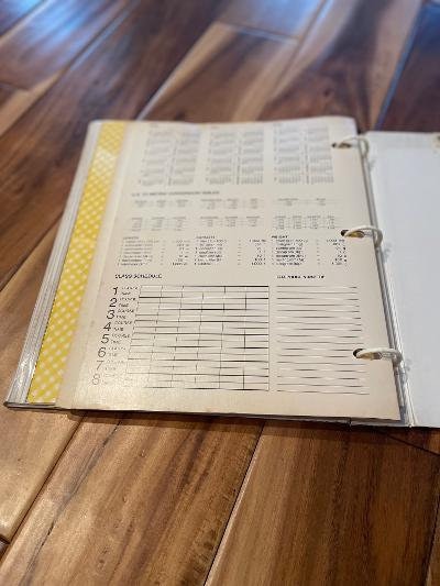 Vintage Binder/data Planner From the 70's by Mead - Etsy