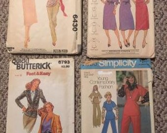 Vintage Sewing Patterns From the 1980's | Etsy