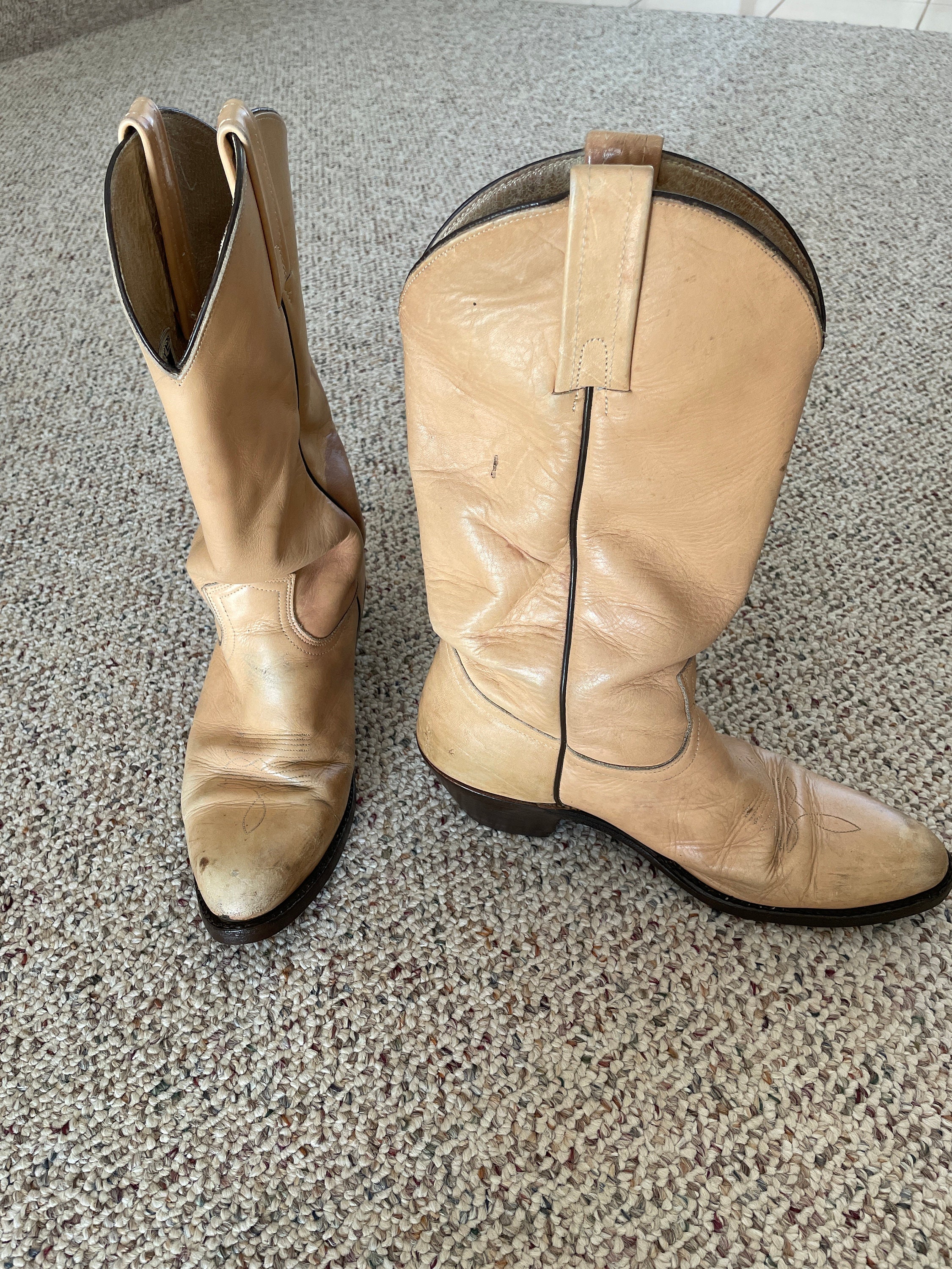 Vintage Frye Boots 70’s Size 10. Pull-on. - Etsy