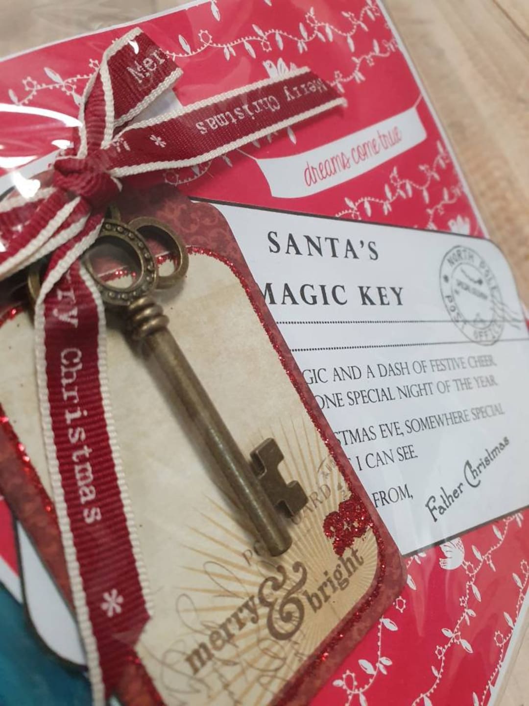 Santa's Magic Key Kit DIY Christmas Magic Key Perfect for - Etsy