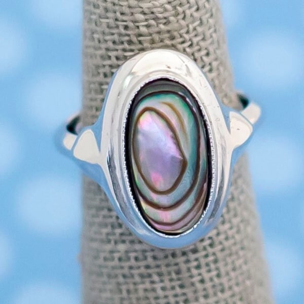 Abalone Ring - Etsy