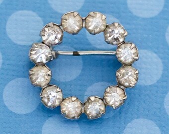 Rhinestone Circle - Etsy