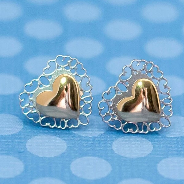 Avon Heart Earrings - Etsy
