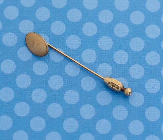 Vintage Mid Century Initial Cursive c Oval Gold | Etsy