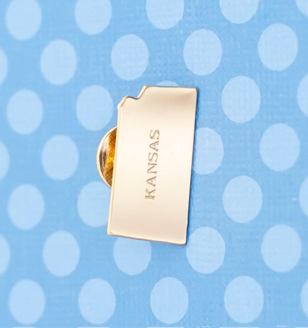 Vintage Kansas State Gold Tone Pin by Avon M8 - Etsy