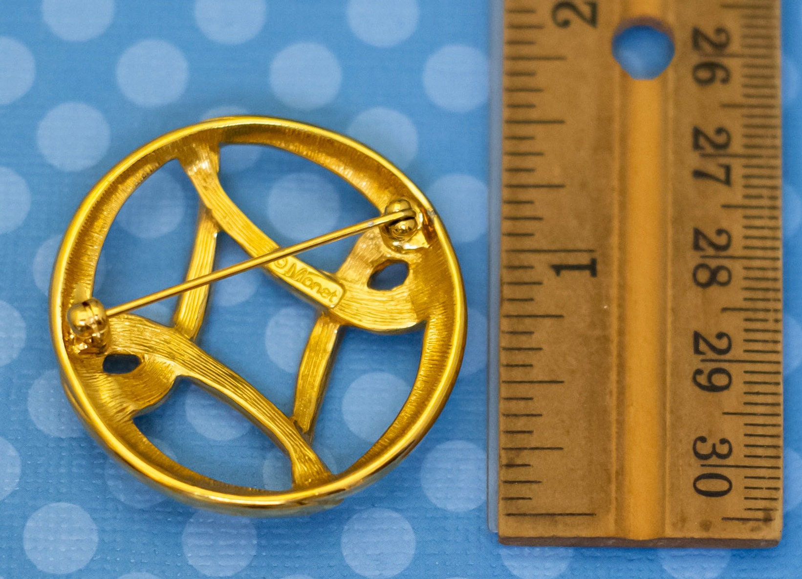 Vintage Abstract Twist Diamond Symbol Ring Brooch by Monet - M36 - Etsy