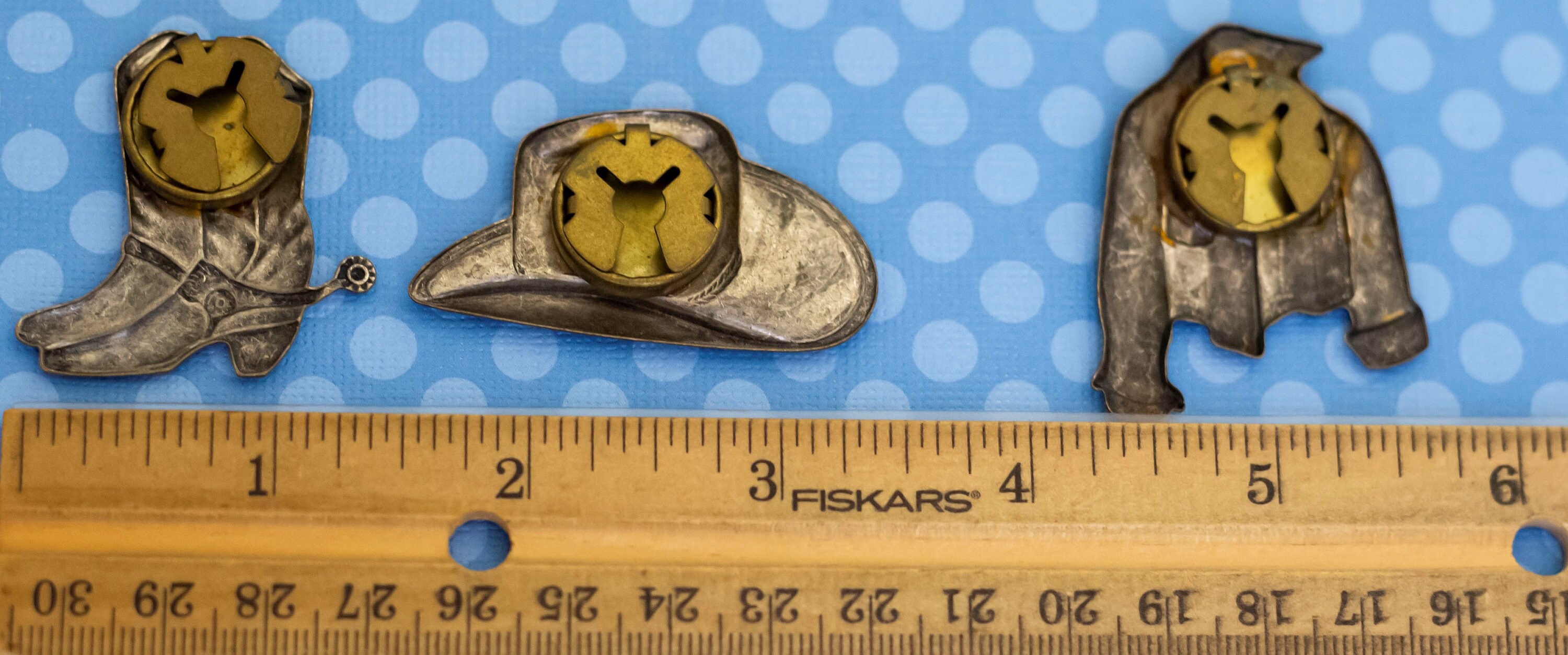 Vintage Gold Tone Western Cowboy Hat Button Cover, M26 - Etsy