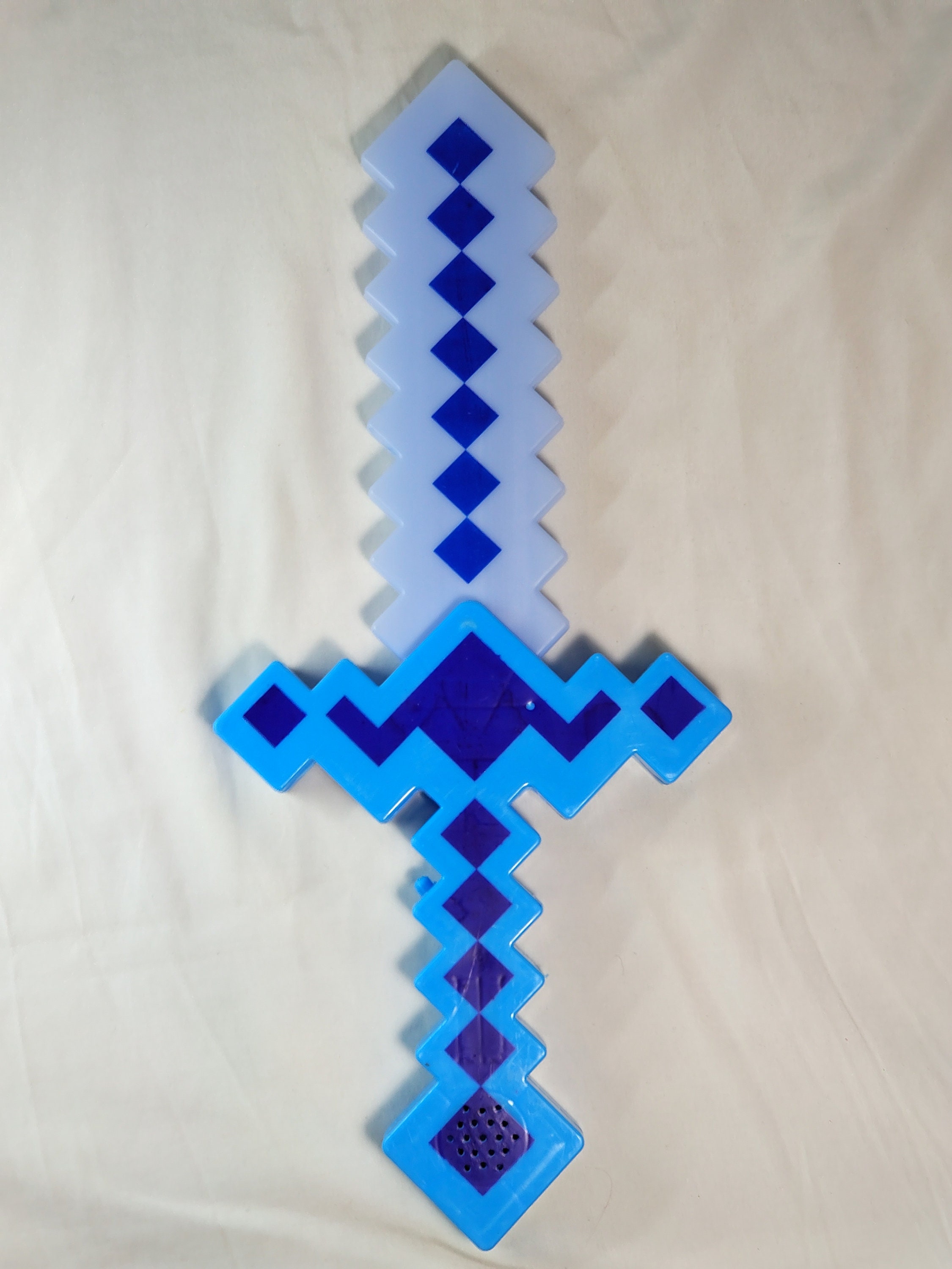 Light up 8-bit Pixel Diamond Sword LED Flashing - Etsy