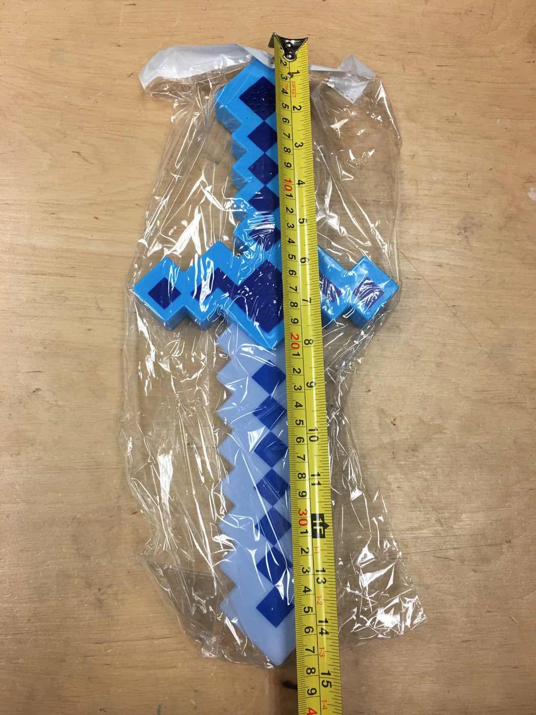 Light up 8-bit Pixel Diamond Sword LED Flashing - Etsy Australia